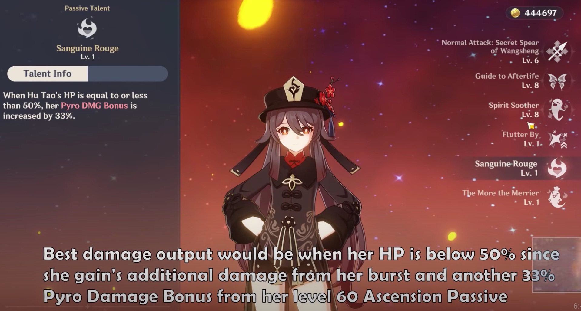 Genshin Impact - Hutao Burst DPS Guide - MGN