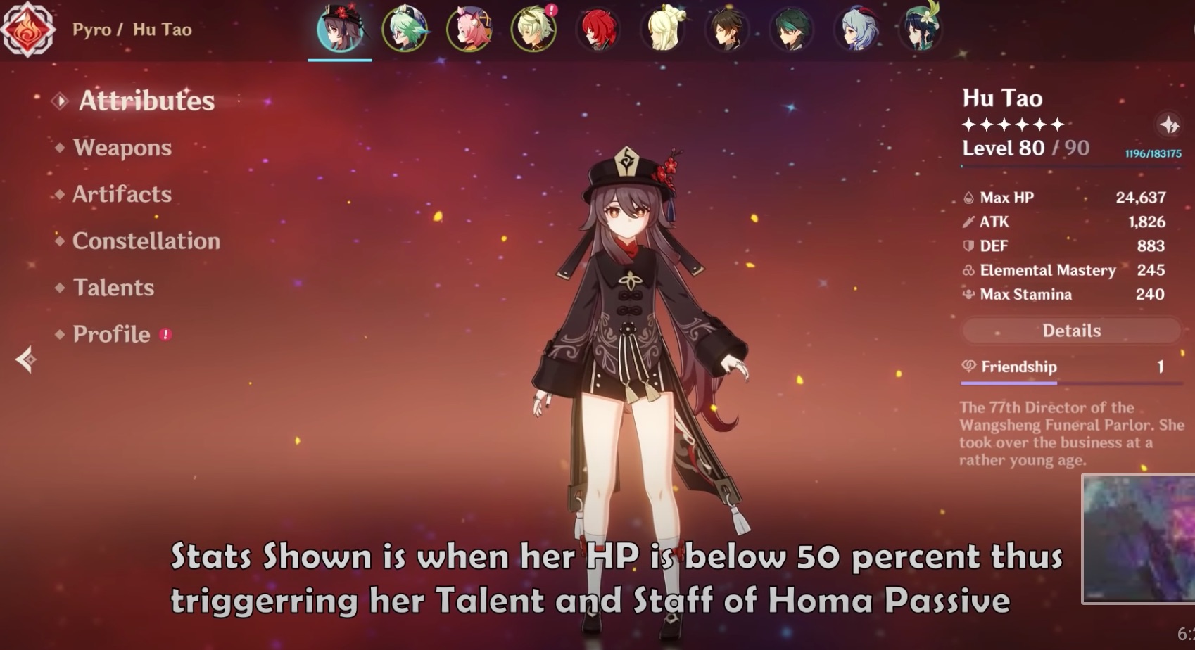 Genshin Impact - Hutao Burst DPS Guide - MGN